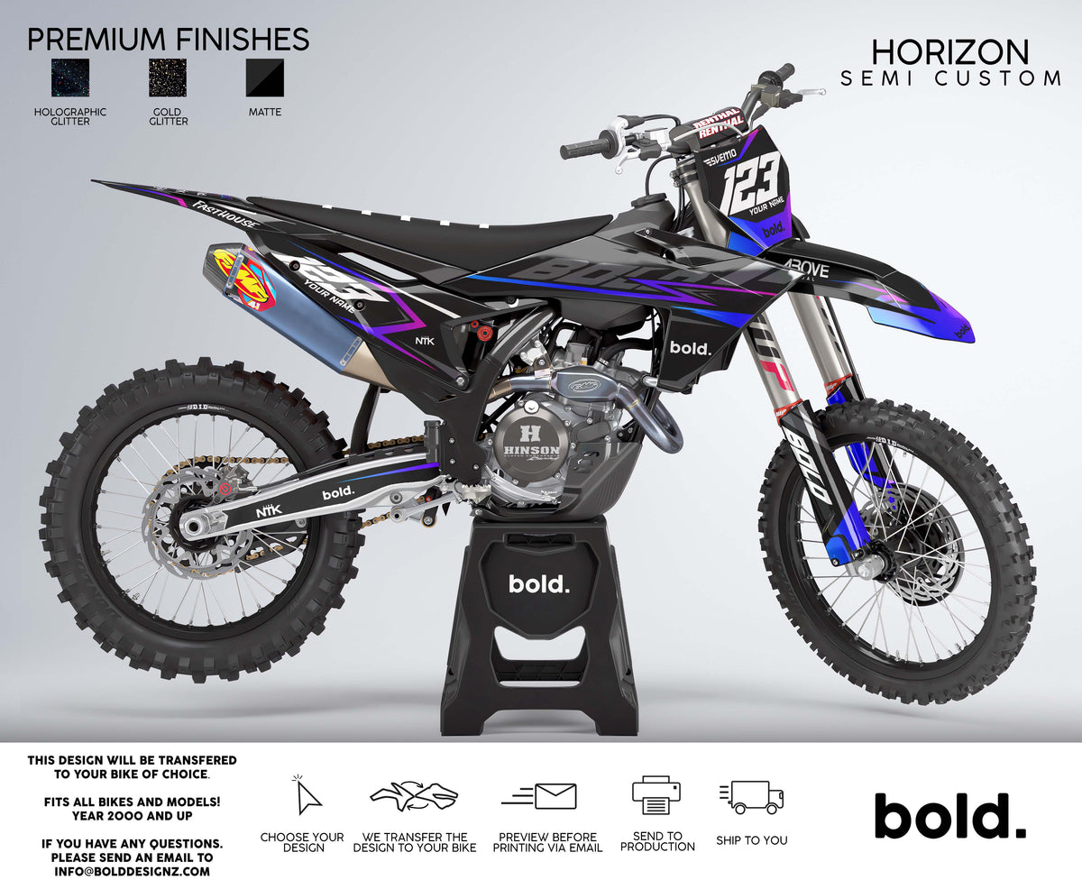HORIZON - MX Graphics kit – Bolddesignz