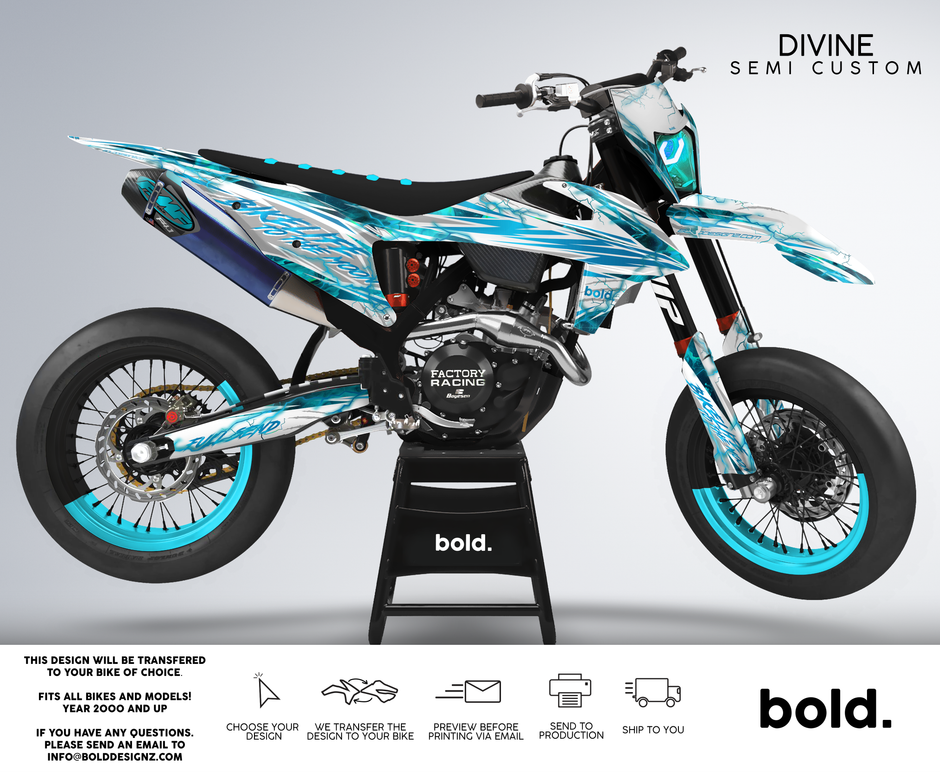 Supermoto Semi-Custom Graphics - Bolddesignz