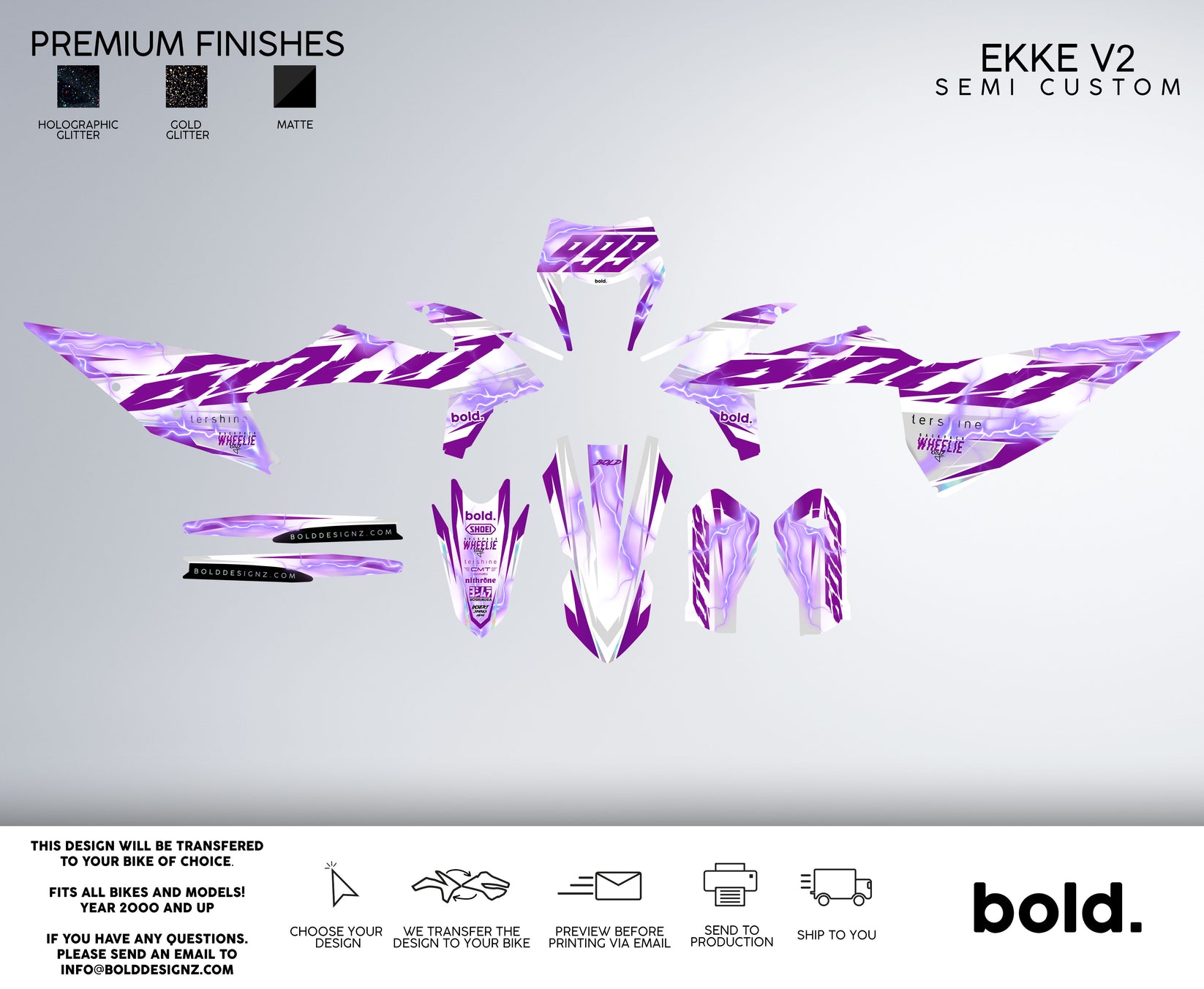 EKKE V2 - Graphics kit - Bolddesignz