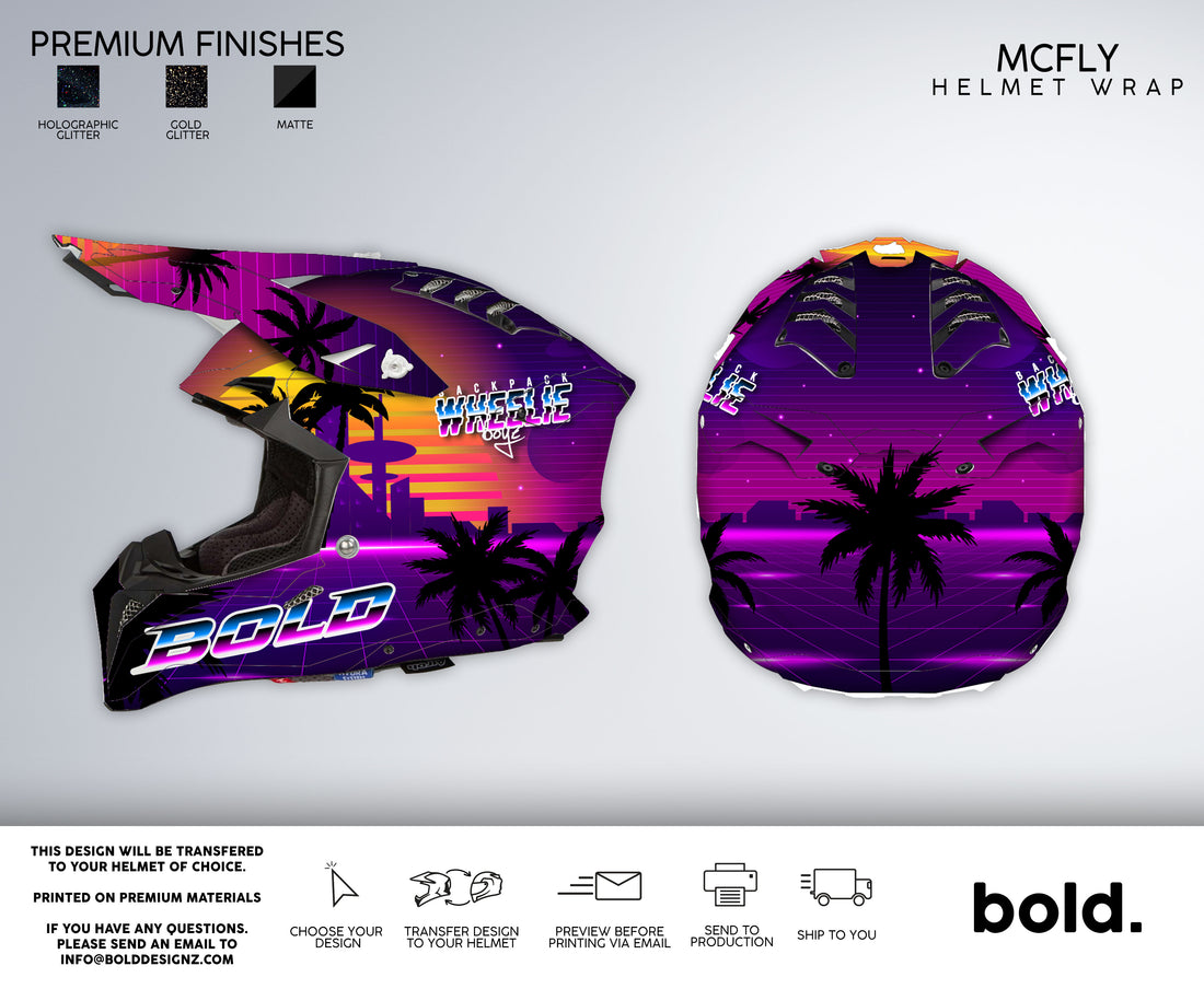 MCFLY - Helmet Wrap - Bolddesignz