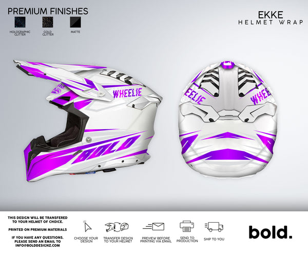 Helmet Wrap STORM Helmet Wrap Bolddesignz