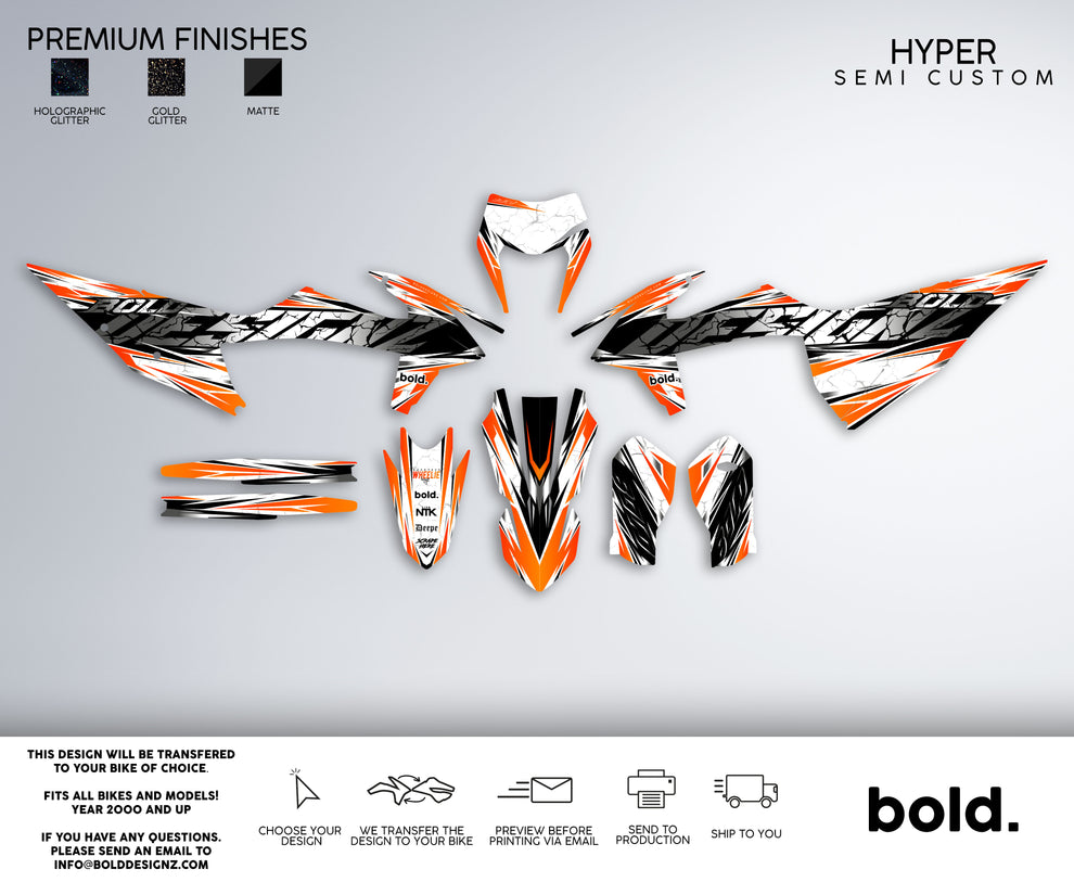 HYPER - Graphics kit - Bolddesignz