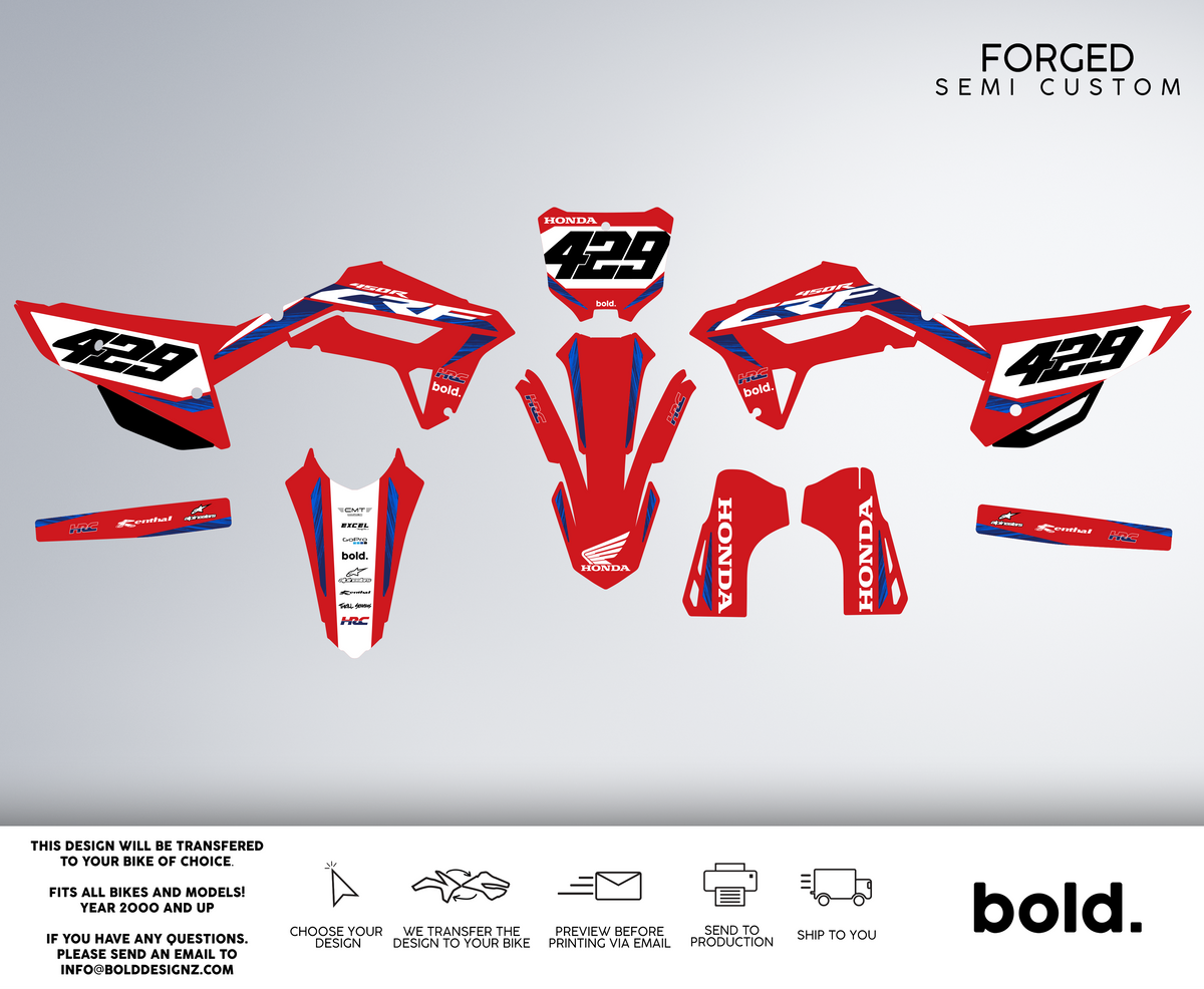 FORGED - Honda Graphics kit – Bolddesignz