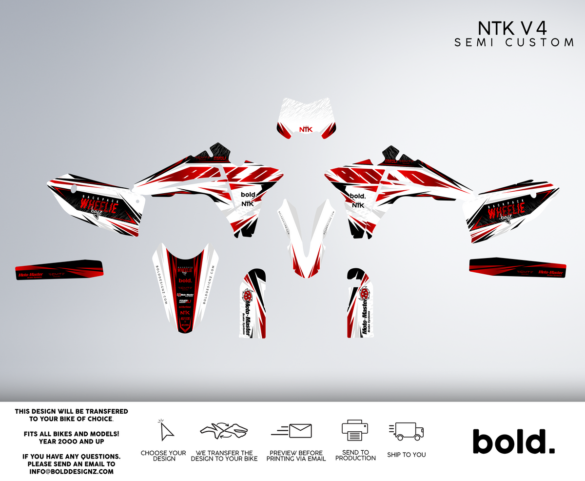 NTK V4 - Fantic Graphics kit – Bolddesignz