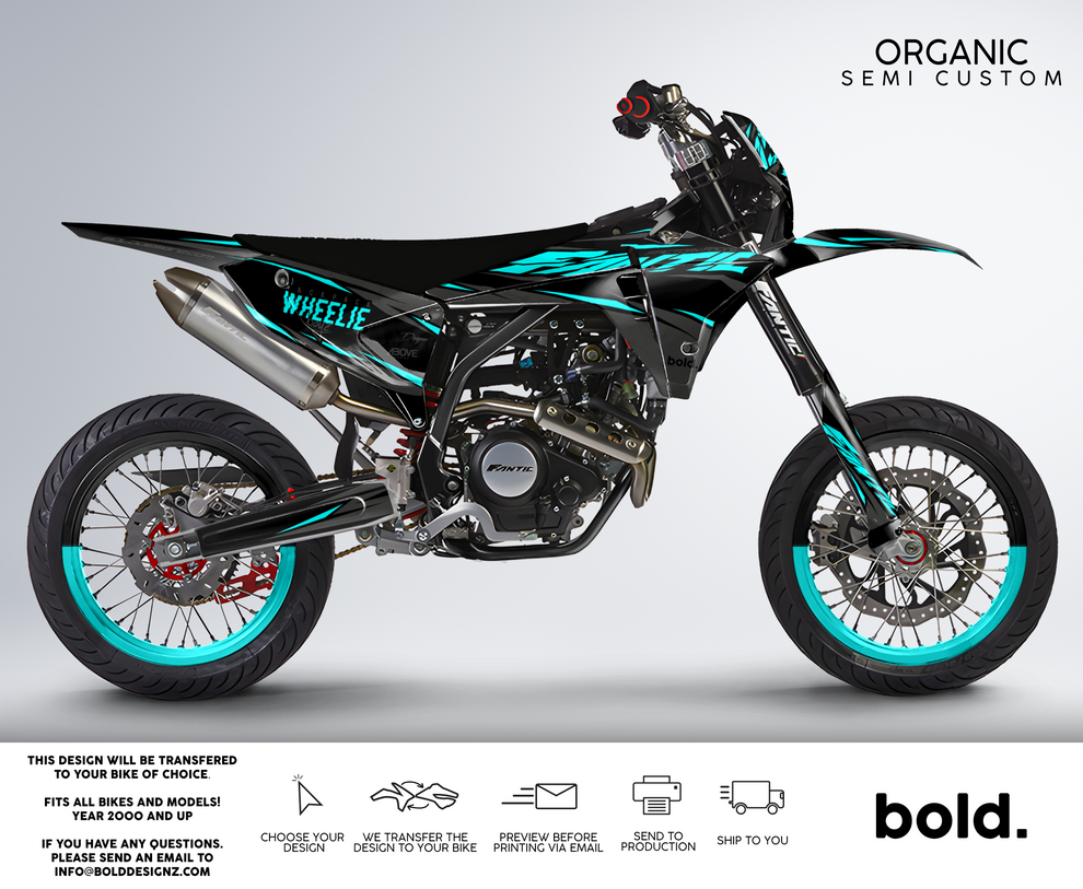 ORGANIC - Fantic Graphics kit - Bolddesignz