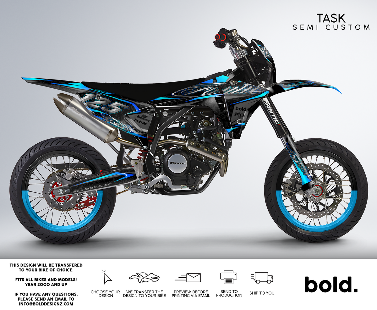 TASK - Fantic Graphics kit – Bolddesignz