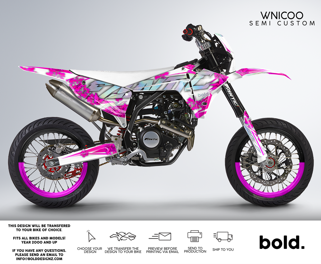 WNICOO - Fantic Graphics kit - Bolddesignz
