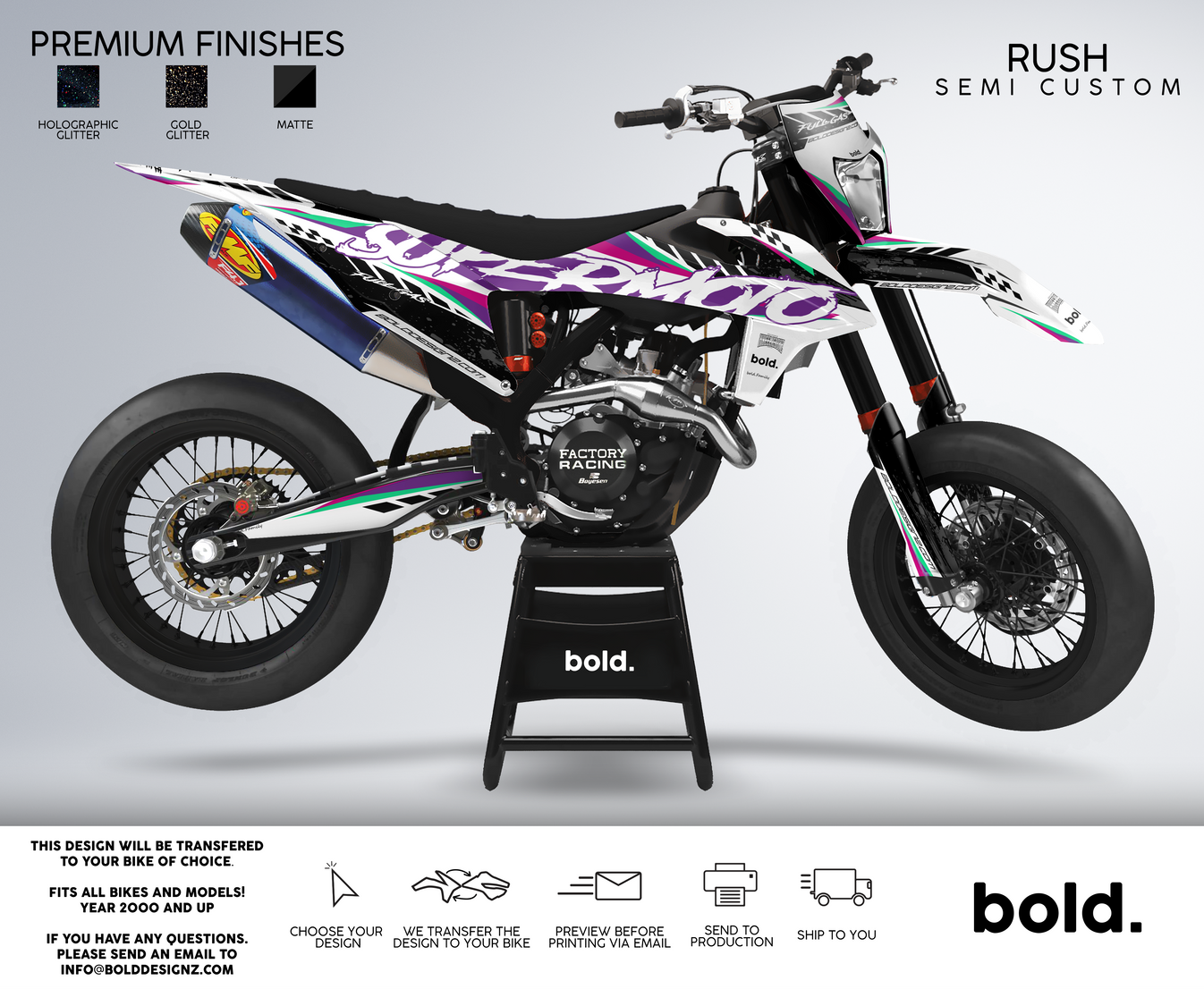 RUSH - Graphics kit - Bolddesignz