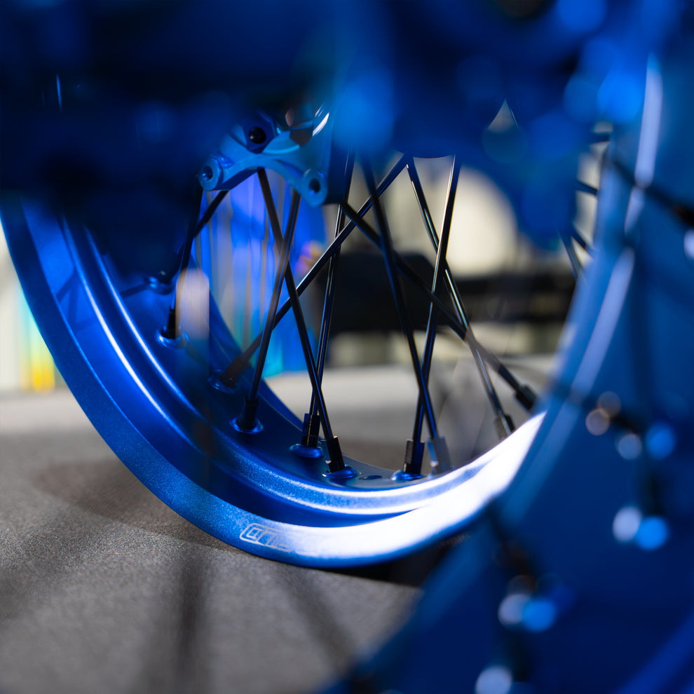 bold. FULL BLUE - Supermoto Wheelset - Bolddesignz