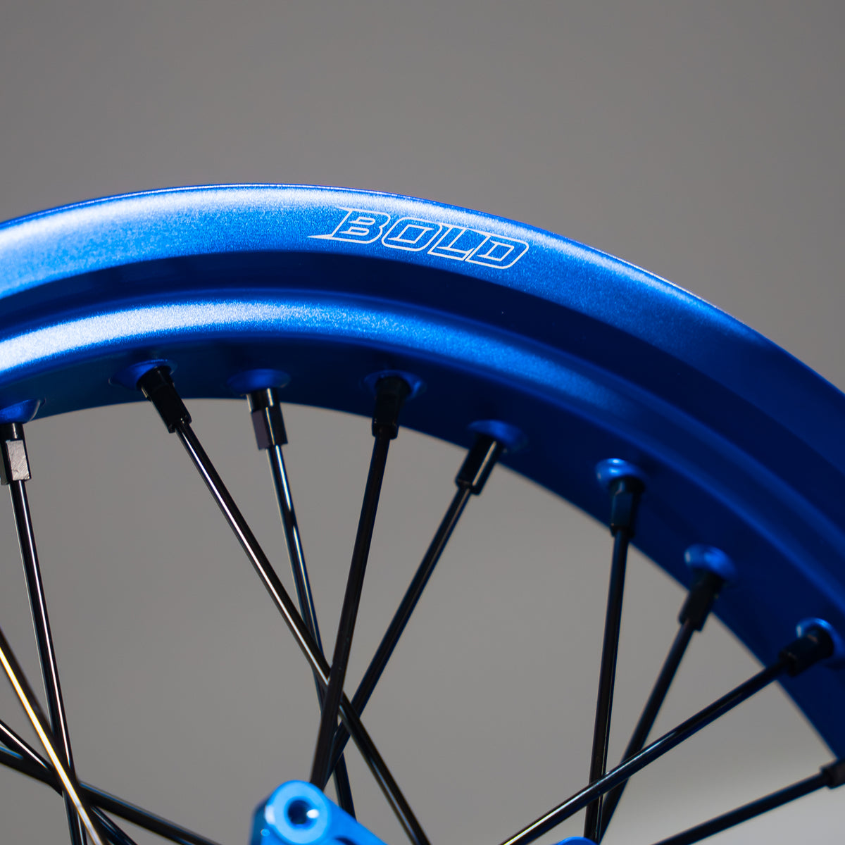 bold. FULL BLUE - Supermoto Wheelset – Bolddesignz