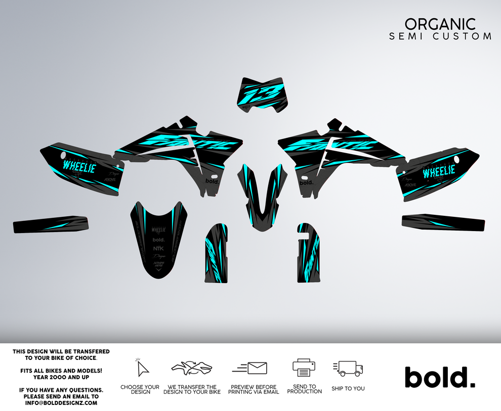 ORGANIC - Fantic Graphics kit - Bolddesignz