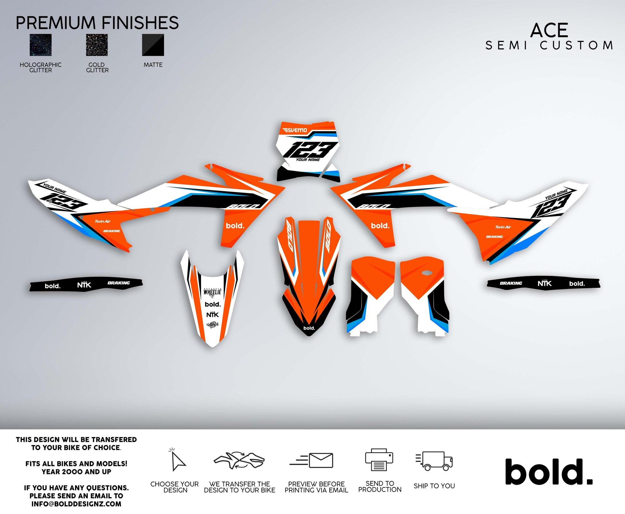 Motocross Graphics - Bolddesignz