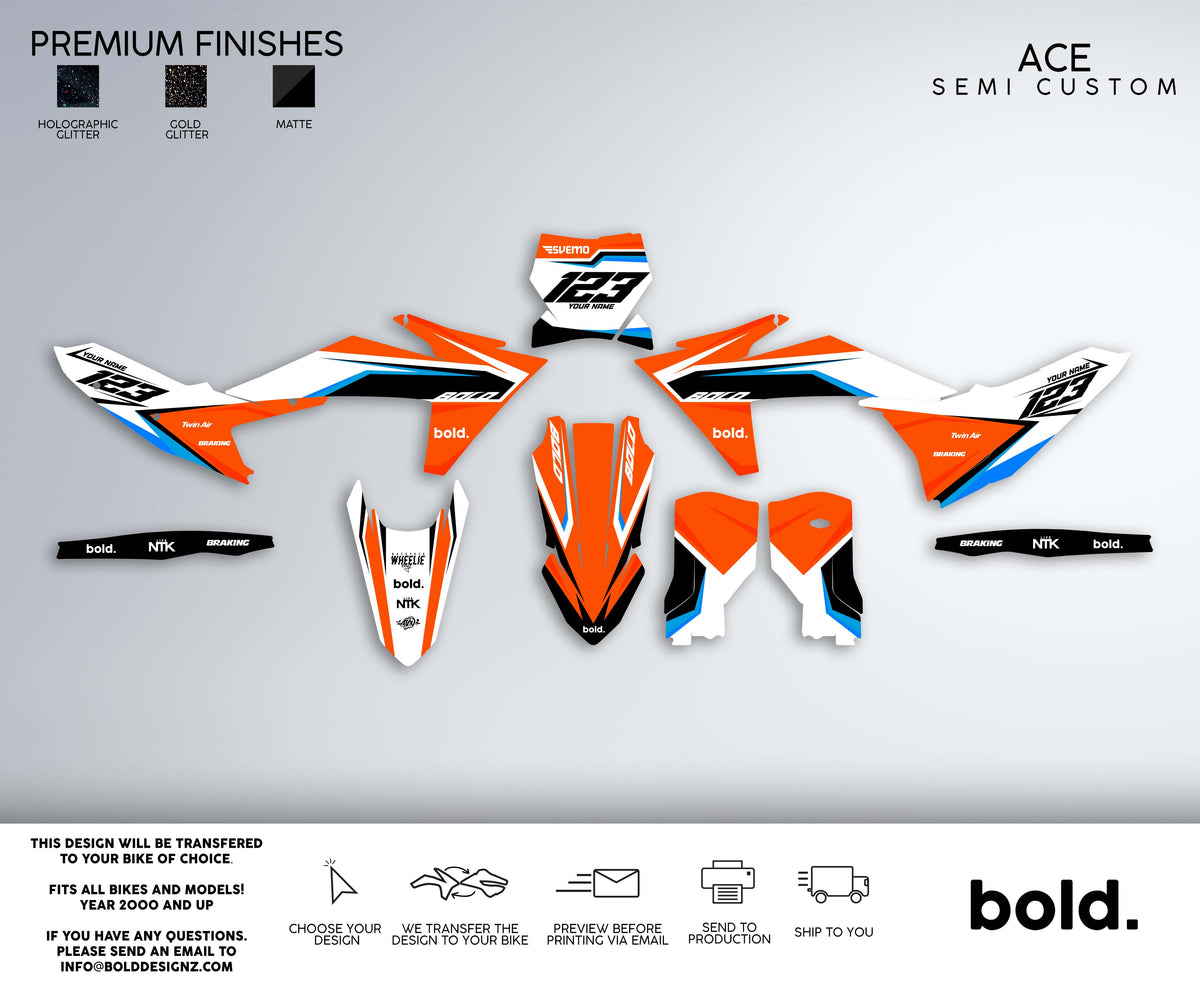 ACE - MX Graphics kit – Bolddesignz