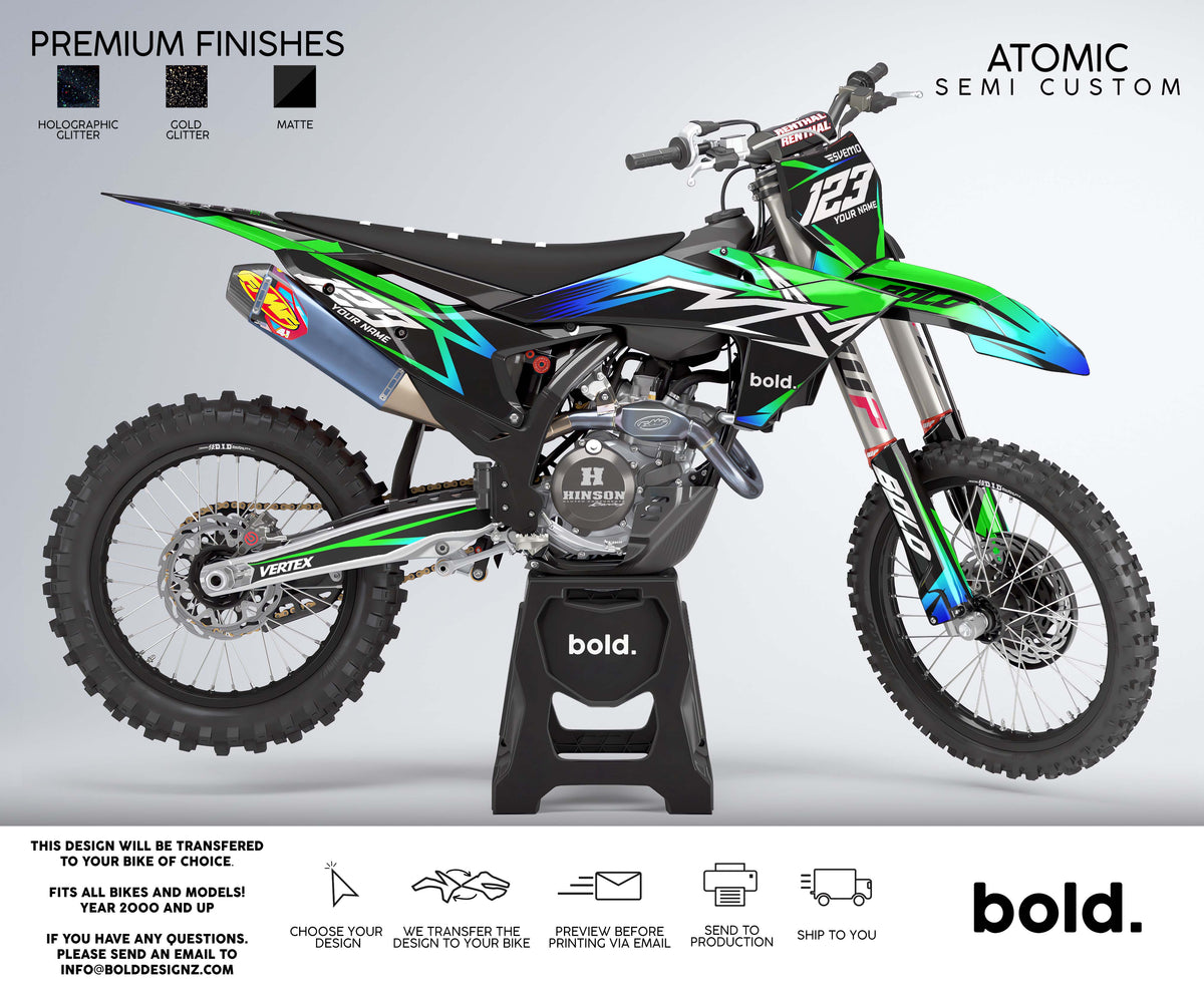 ATOMIC - MX Graphics kit – Bolddesignz