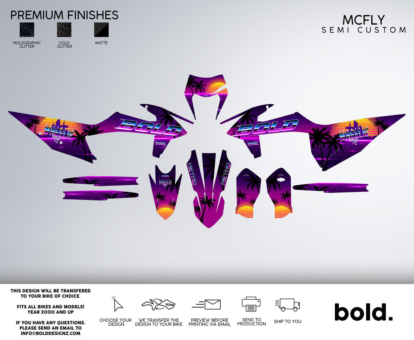 MCFLY - Graphics kit - Bolddesignz