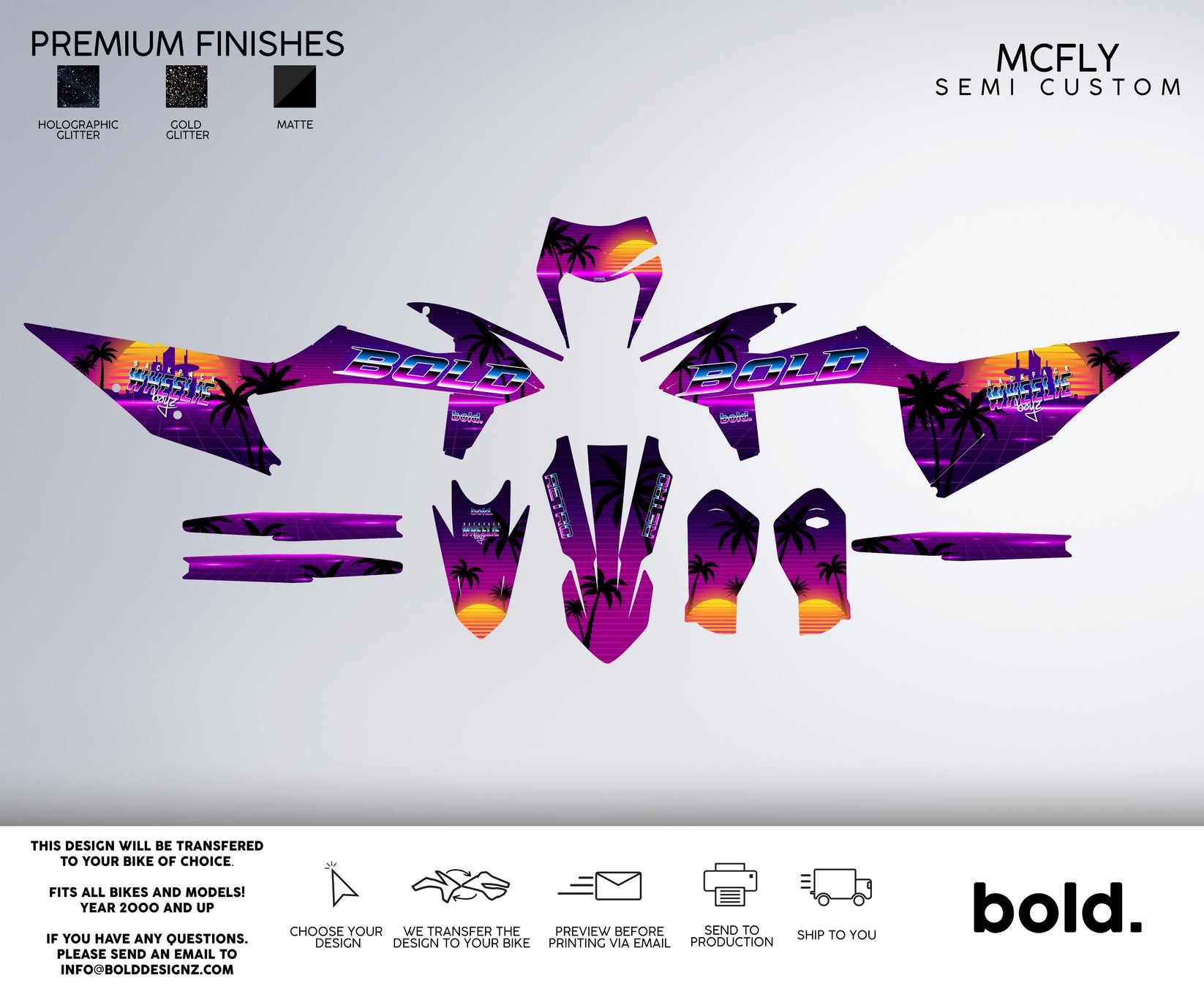 MCFLY - Graphics kit - Bolddesignz
