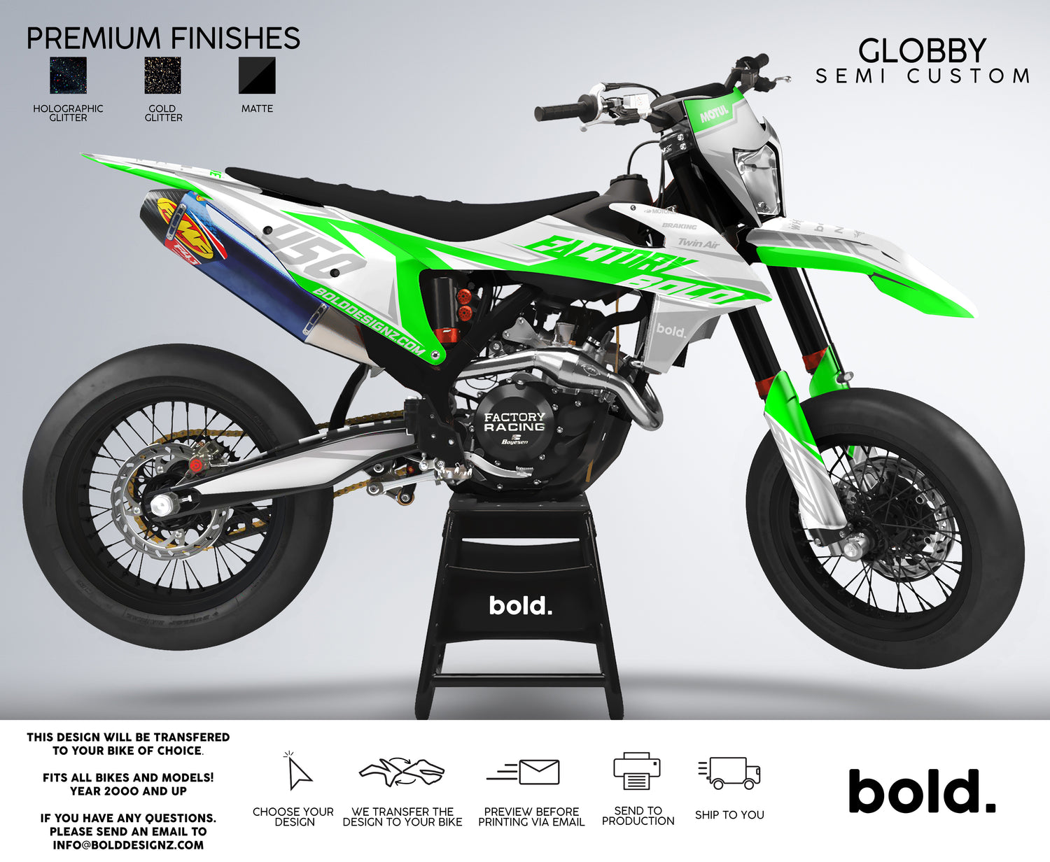 All Semi Custom Graphics - Supermoto & Motocross Decor Page 3 - Bolddesignz