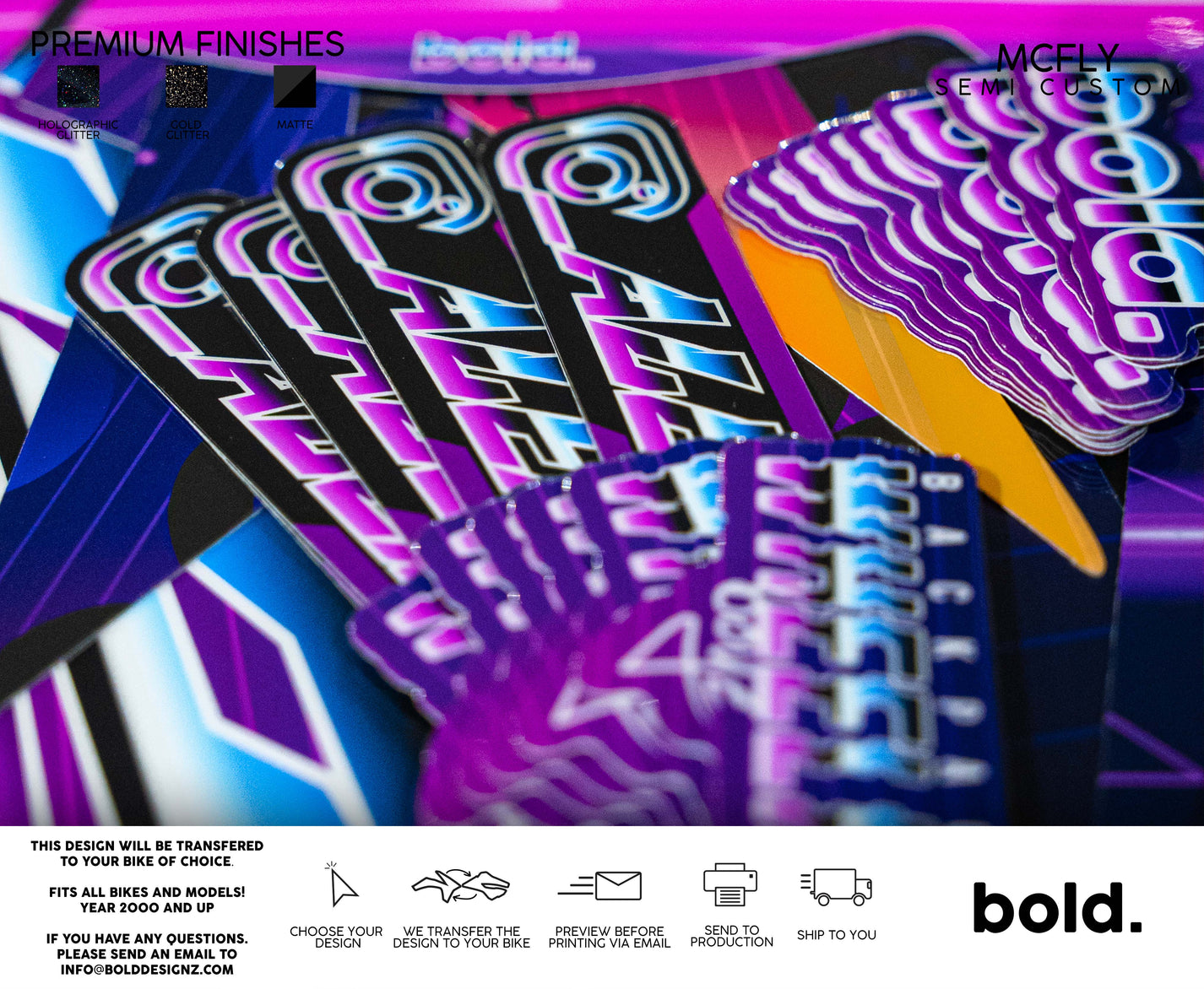 MCFLY - Graphics kit - Bolddesignz