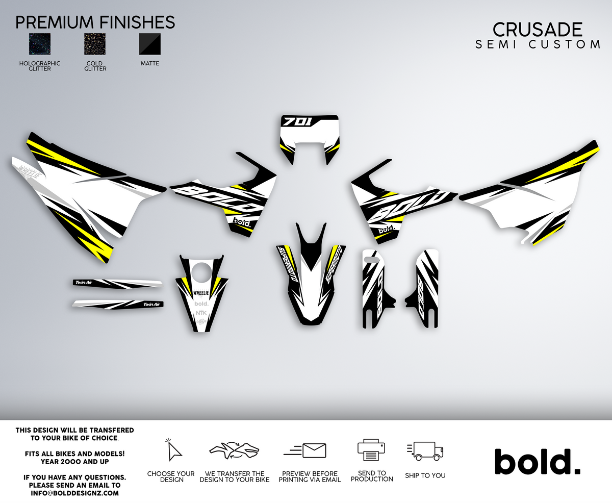 CRUSADE - Graphics kit – Bolddesignz