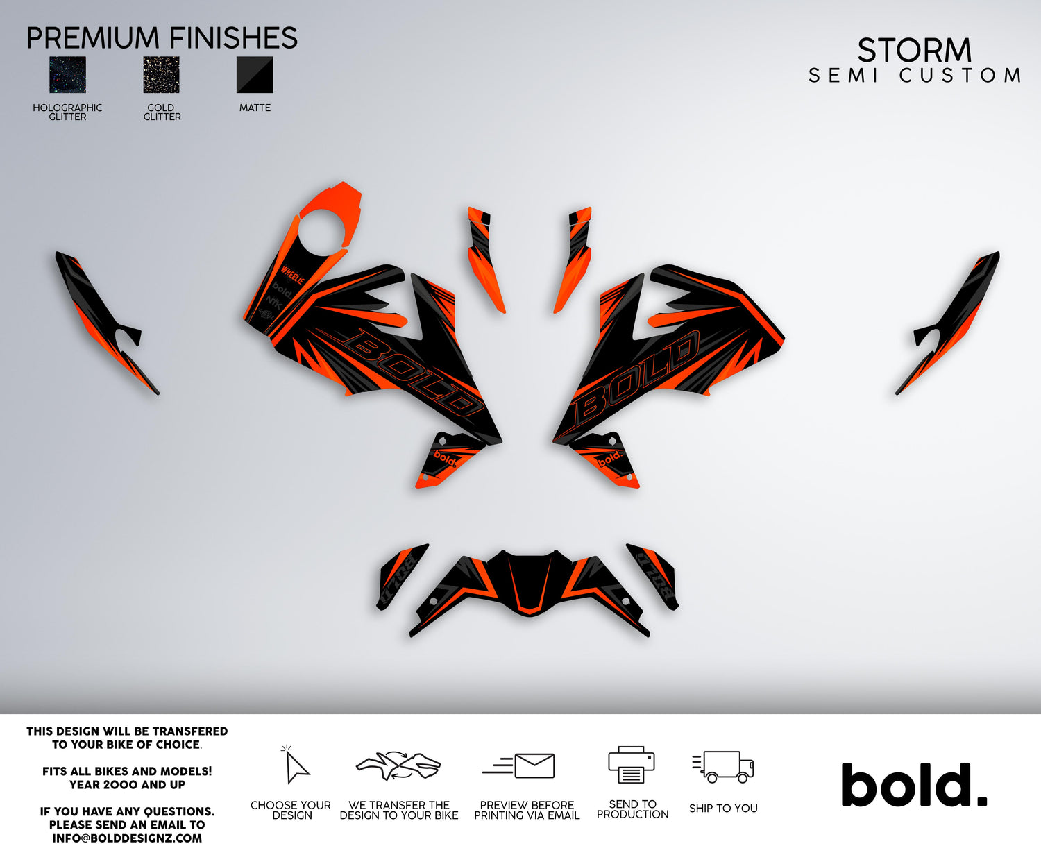 All Semi Custom Graphics - Supermoto & Motocross Decor Page 3 - Bolddesignz