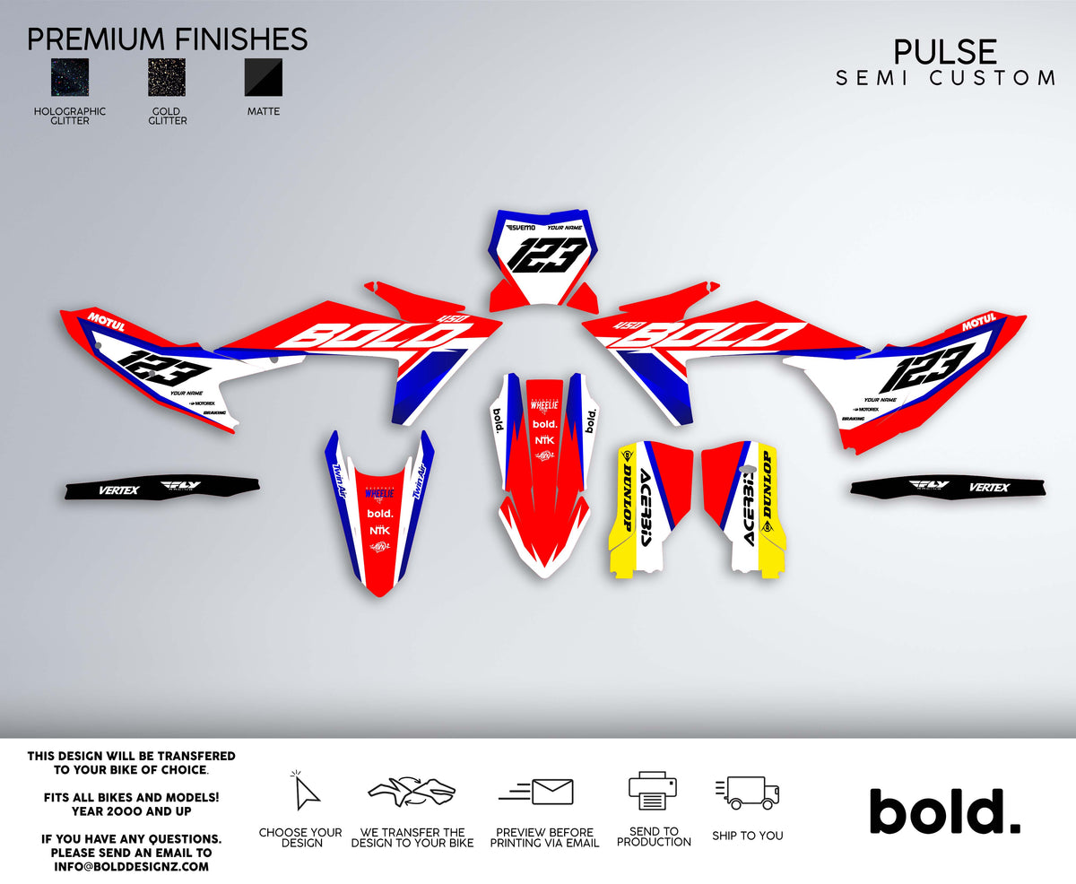 PULSE - MX Graphics kit – Bolddesignz