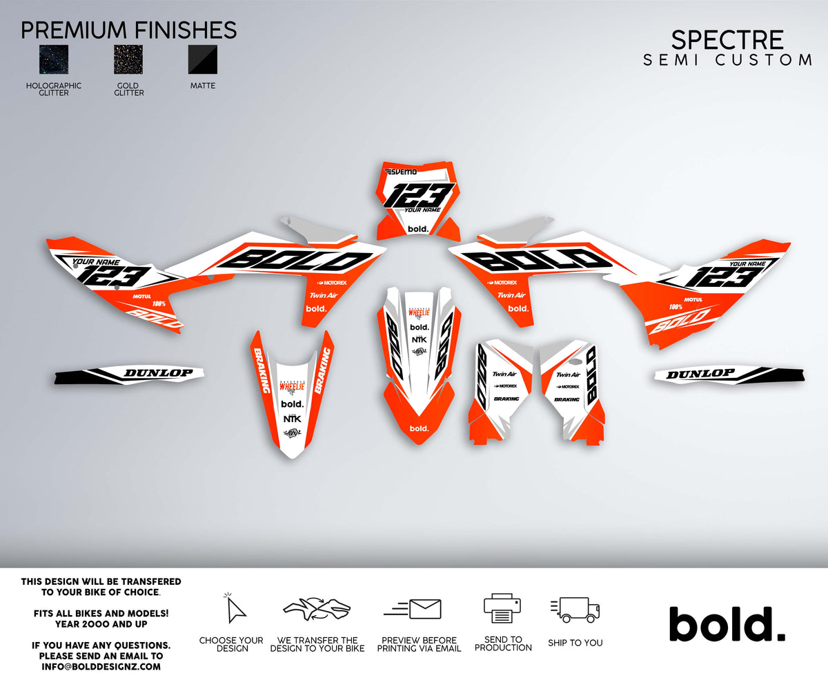 SPECTRE - MX Graphics kit – Bolddesignz