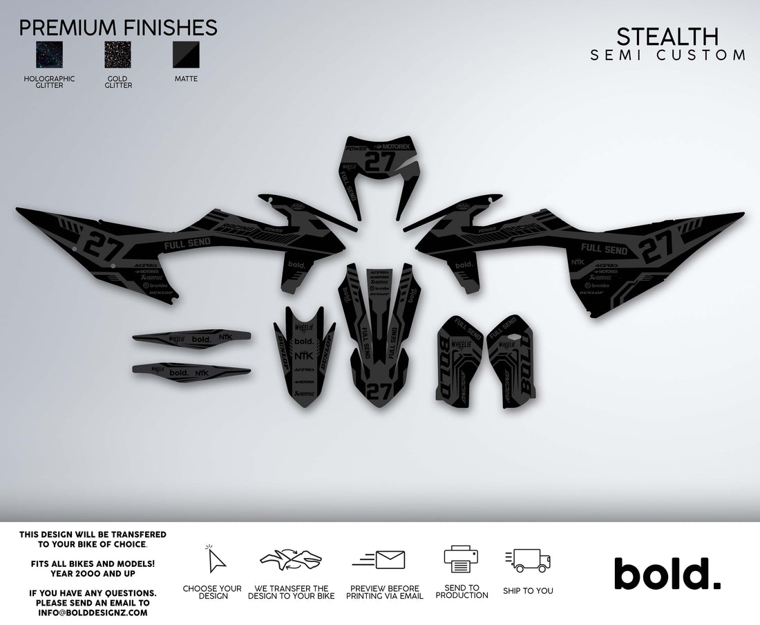 STEALTH - Graphics kit - Bolddesignz