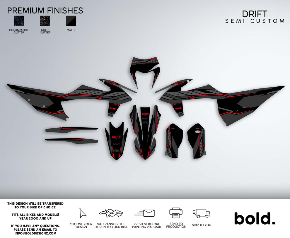 DRIFT - Graphics kit - Bolddesignz