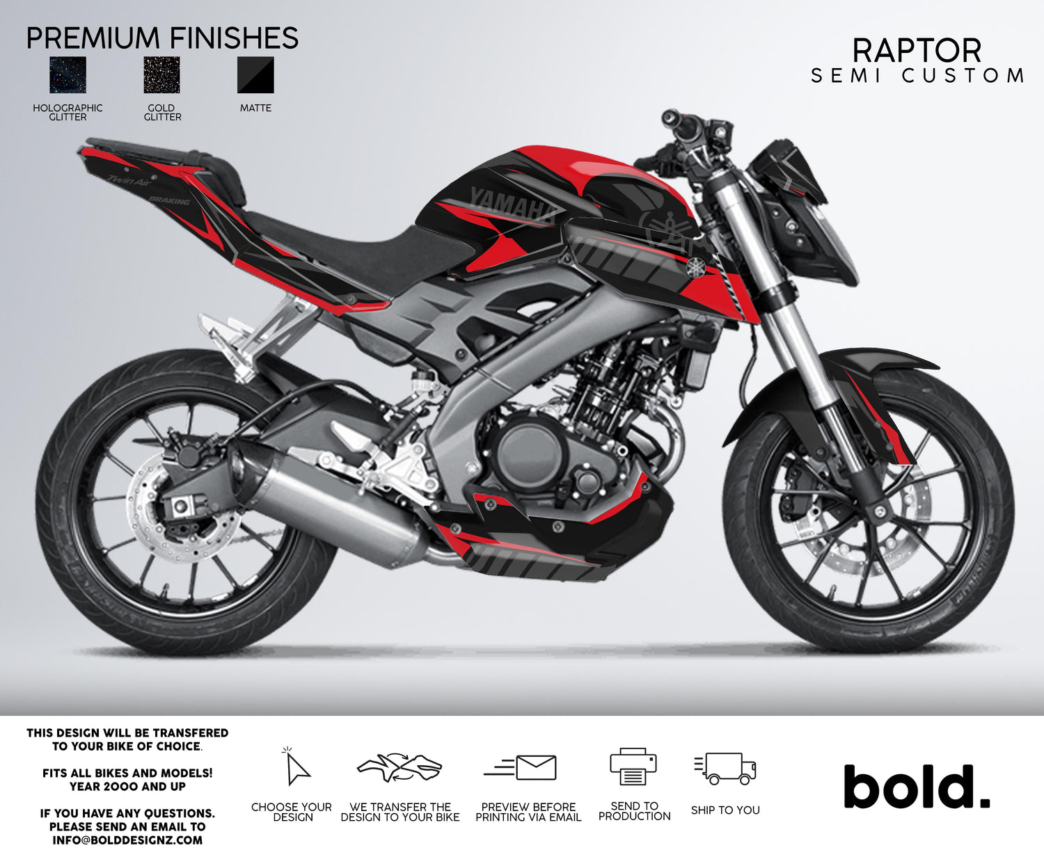 RAPTOR - YAMAHA MT Graphics kit