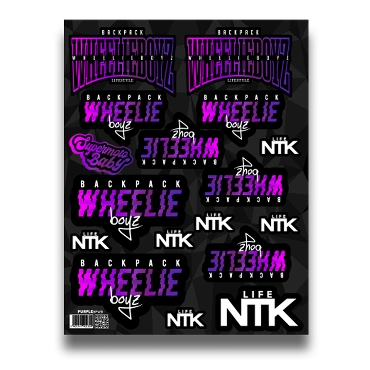 Sticker Sheet - Purple BPWB – Bolddesignz
